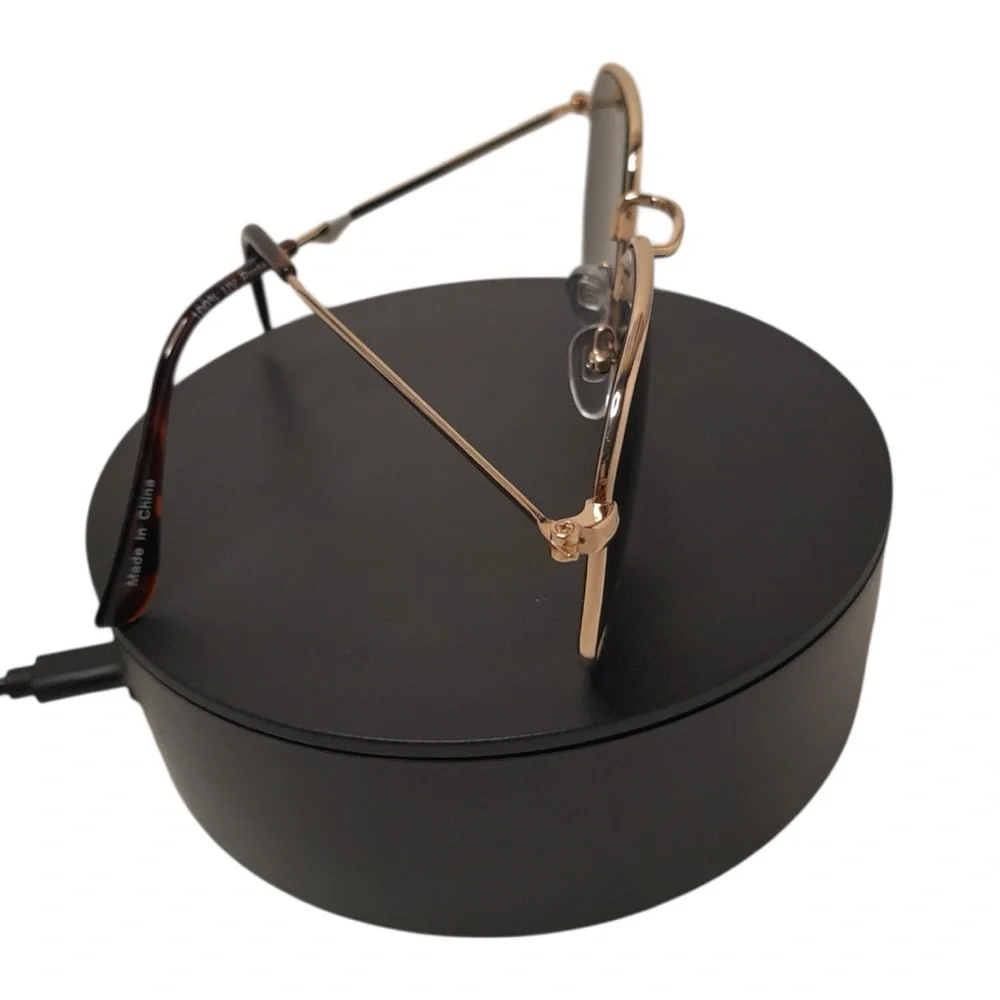 bp | Accessories | Gradient Round Uv Protection Gold Frame Sunglasses ...